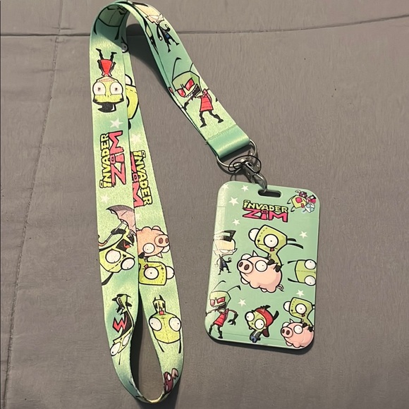 Accessories | Invader Zim Lanyard And Id Card Holder | Poshmark
